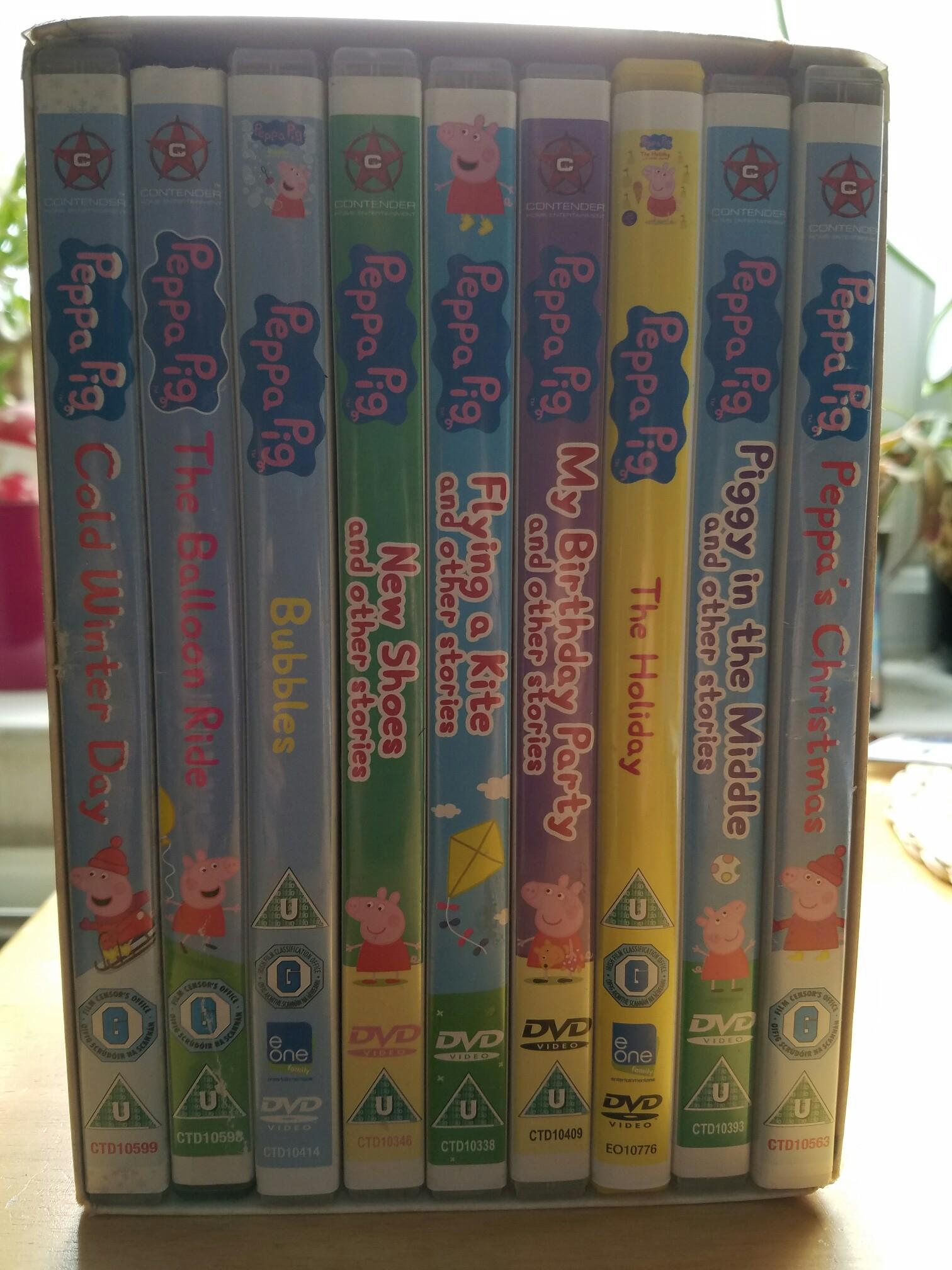 Peppa Pig DVD collection 9 Discs in WA13 Lymm for £10.00 for sale | Shpock