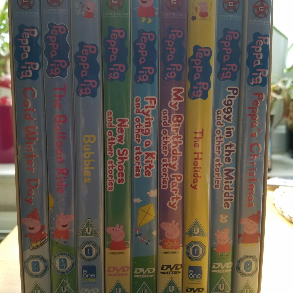 Peppa Pig DVD collection 9 Discs in WA13 Lymm for £10.00 for sale | Shpock