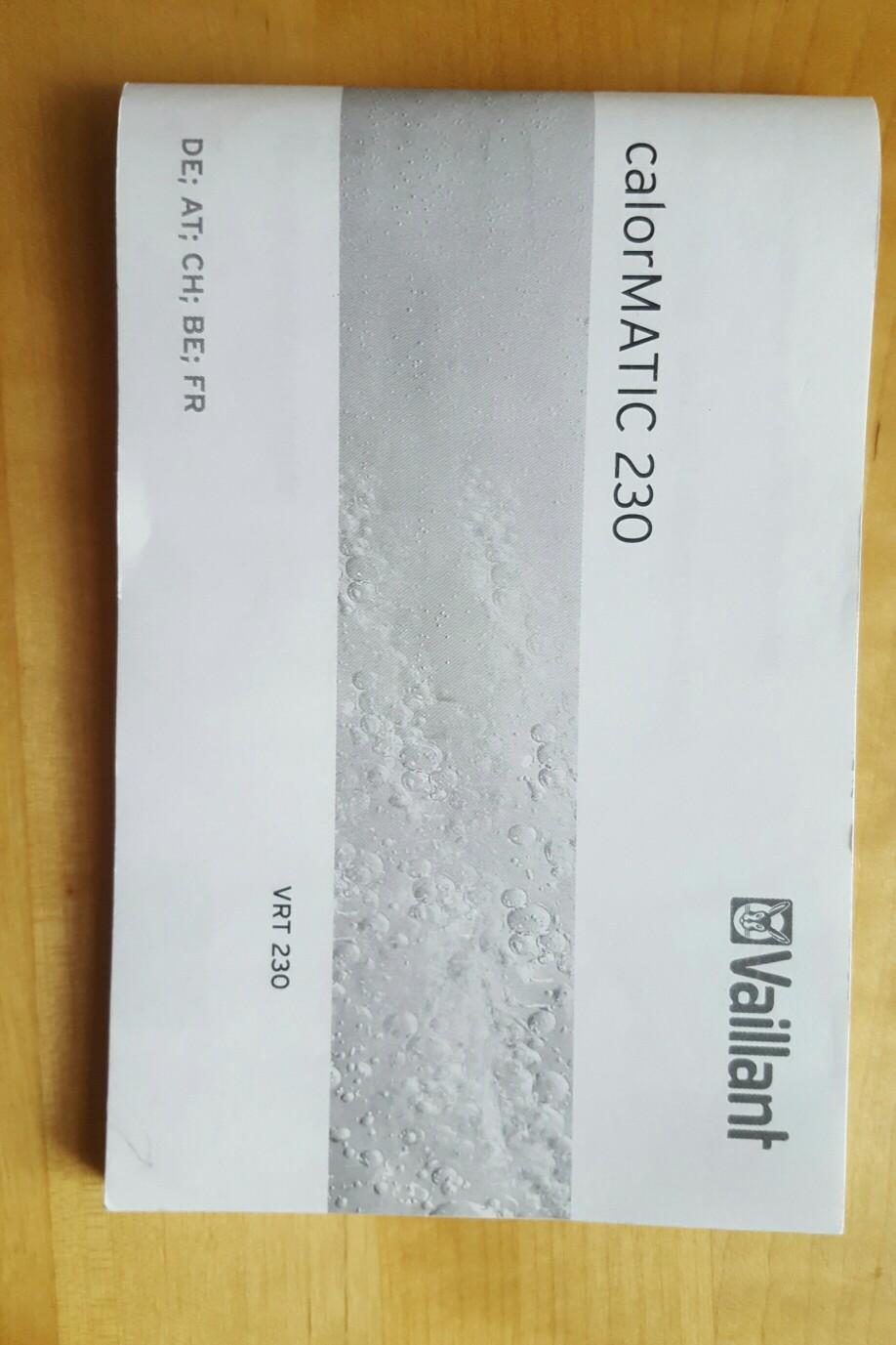 Vaillant calorMATIC VRT in 65462 Ginsheim-Gustavsburg für 35,00 € zum ...