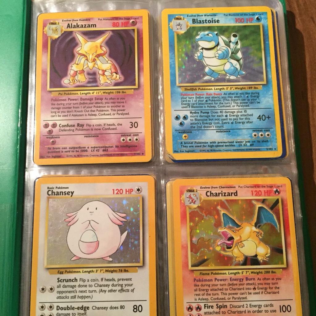 Pokemon complete base set 102/102 in CV21 Rugby für £ 160,00 zum ...