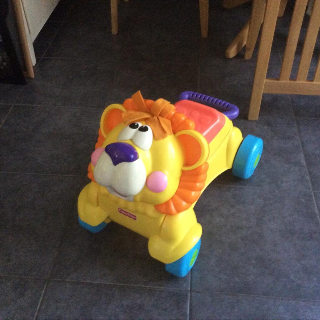 Fisher price lion walk and ride in WS3 Pelsall for £5.00 for sale | Shpock