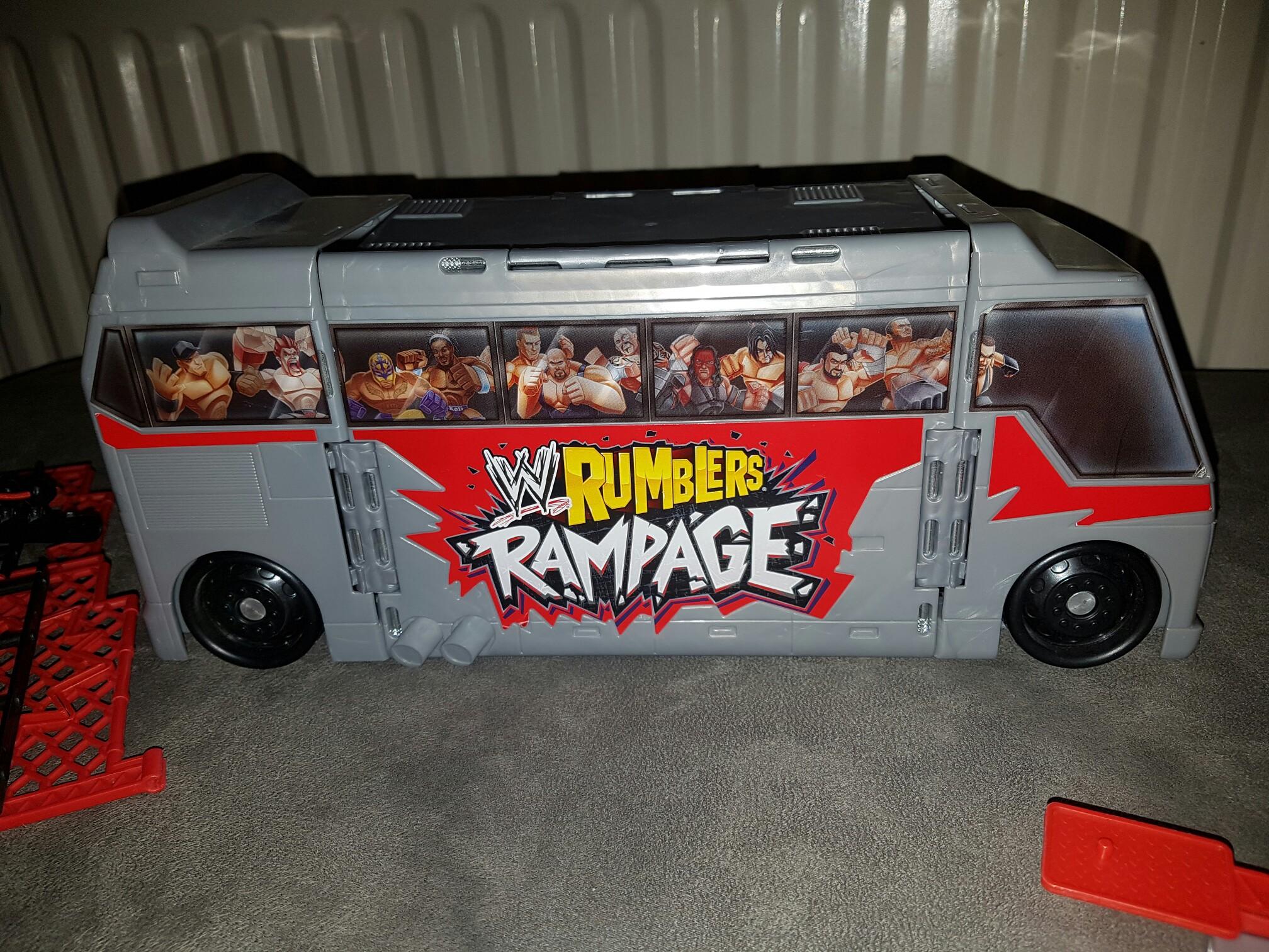 WWE Rumblers Rampage Transforming Tour Bus in DE11 Newhall for £12.50 ...