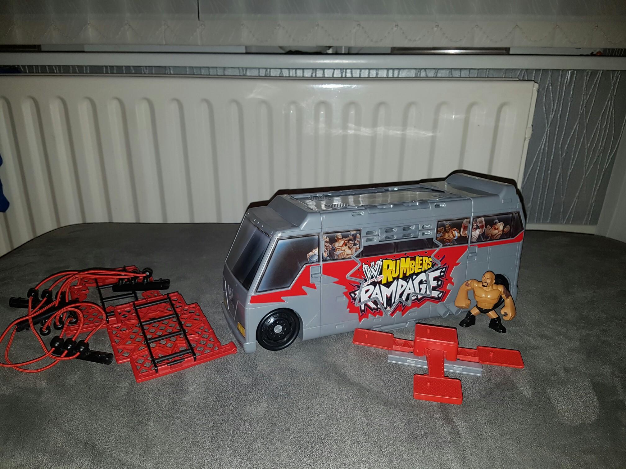 WWE Rumblers Rampage Transforming Tour Bus in DE11 Newhall for £12.50 ...