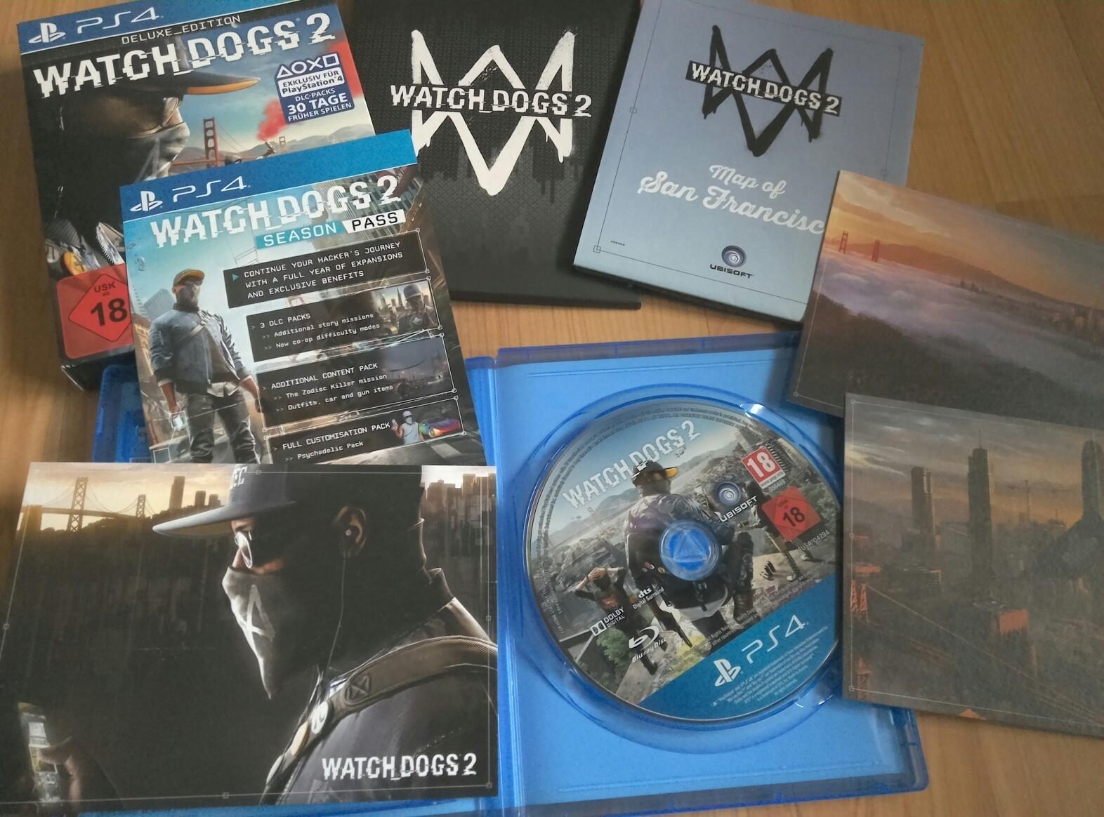 Watch Dogs 2 deluxe Edition für PS4 in 47179 Duisburg für 30,00 € zum ...