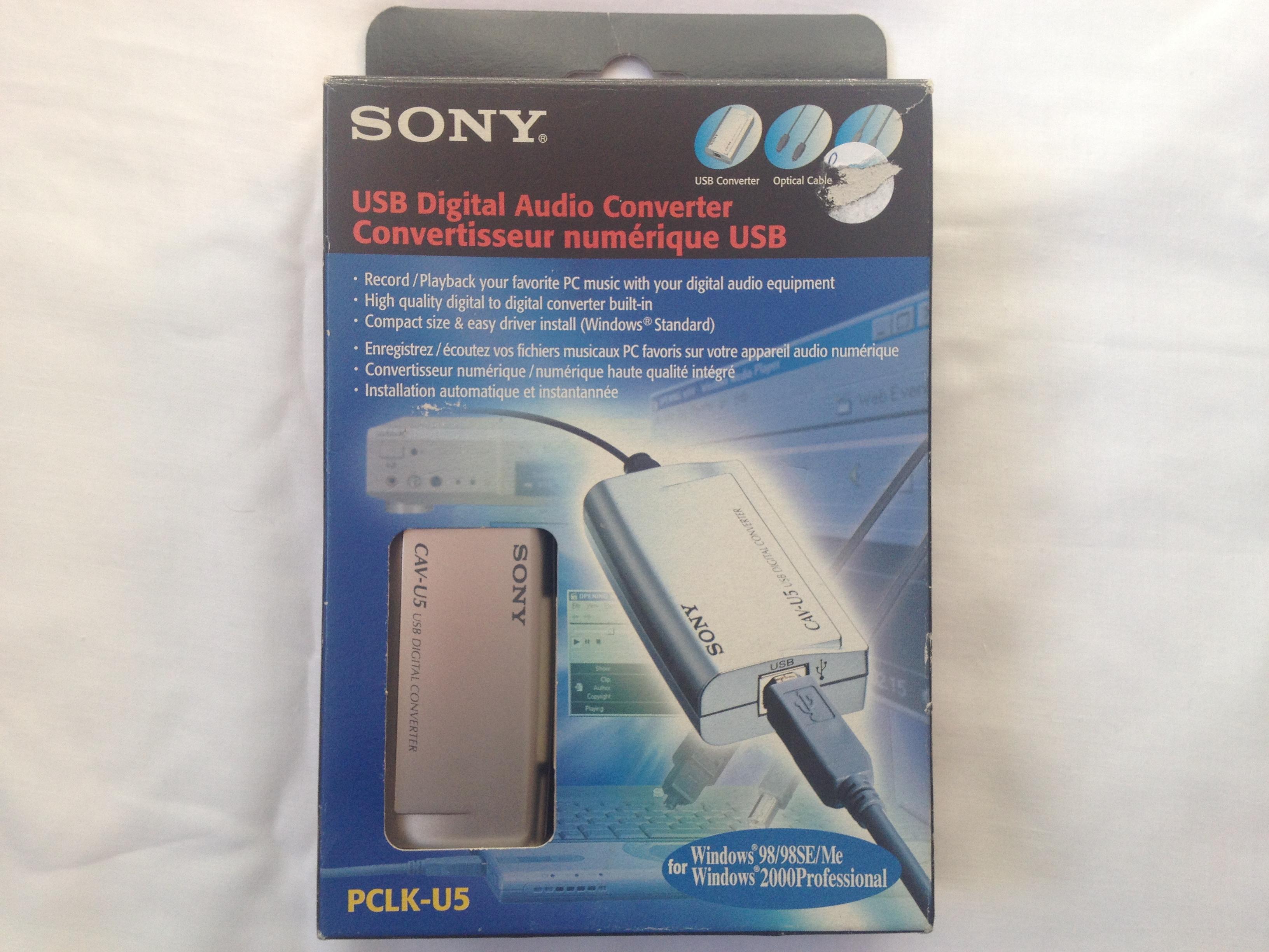 SONY PCLK-U5 PC USB DIGITAL AUDIO CONVERTER in WS2 Walsall for £2.00 ...