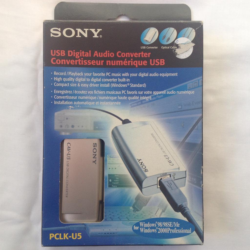 SONY PCLK-U5 PC USB DIGITAL AUDIO CONVERTER in WS2 Walsall for £2.00 ...