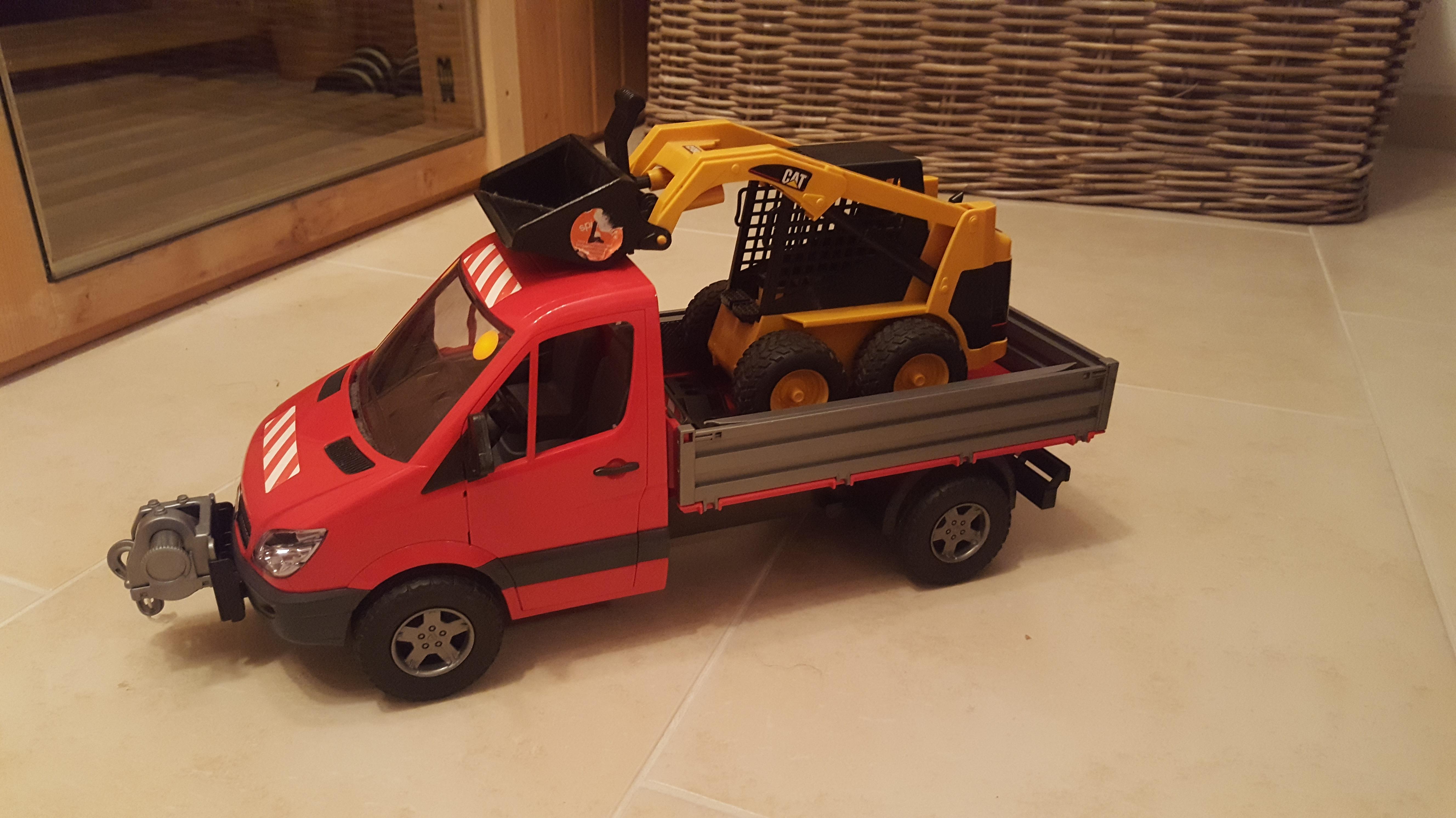 Bruder Mini Bagger und Transportfahrzeug in 83454 Anger für 20,00 € zum ...