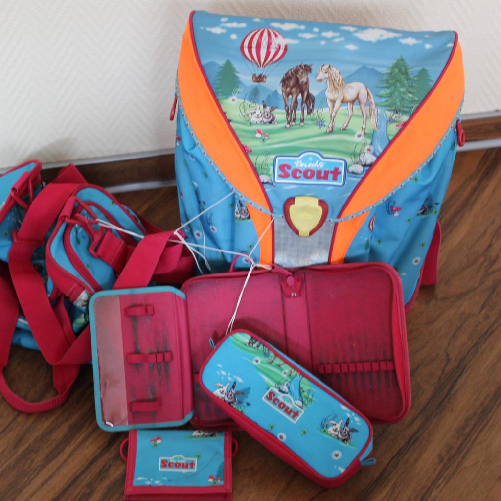 Schulranzen Scout Nano mit Pferde, 5-teilig in Ottersweier für 25,00 ...