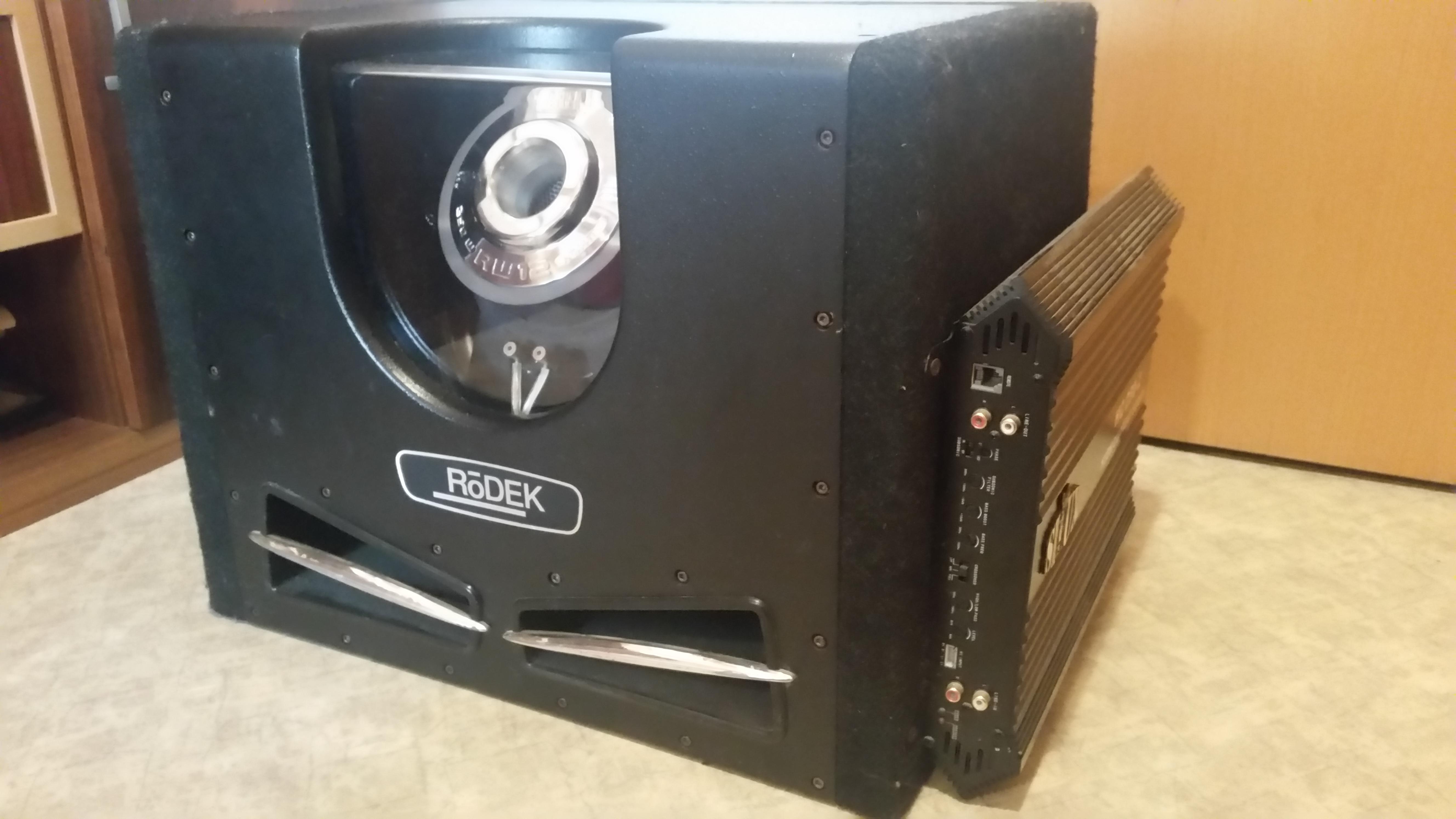 Rödek RN12 Subwoofer inkl. Verstärker in 5550 Löbenau for €120.00 for ...