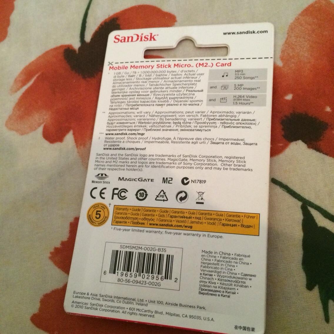 Sandisk mobile memory stick micro M2 card in BR1 Bromley für 5,00 £ zum ...