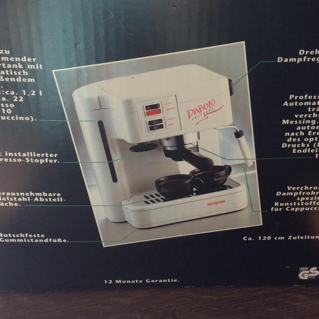 Eduscho Diabolo exclusive Kaffeemaschine in 8680 Mürzzuschlag für € 25 ...