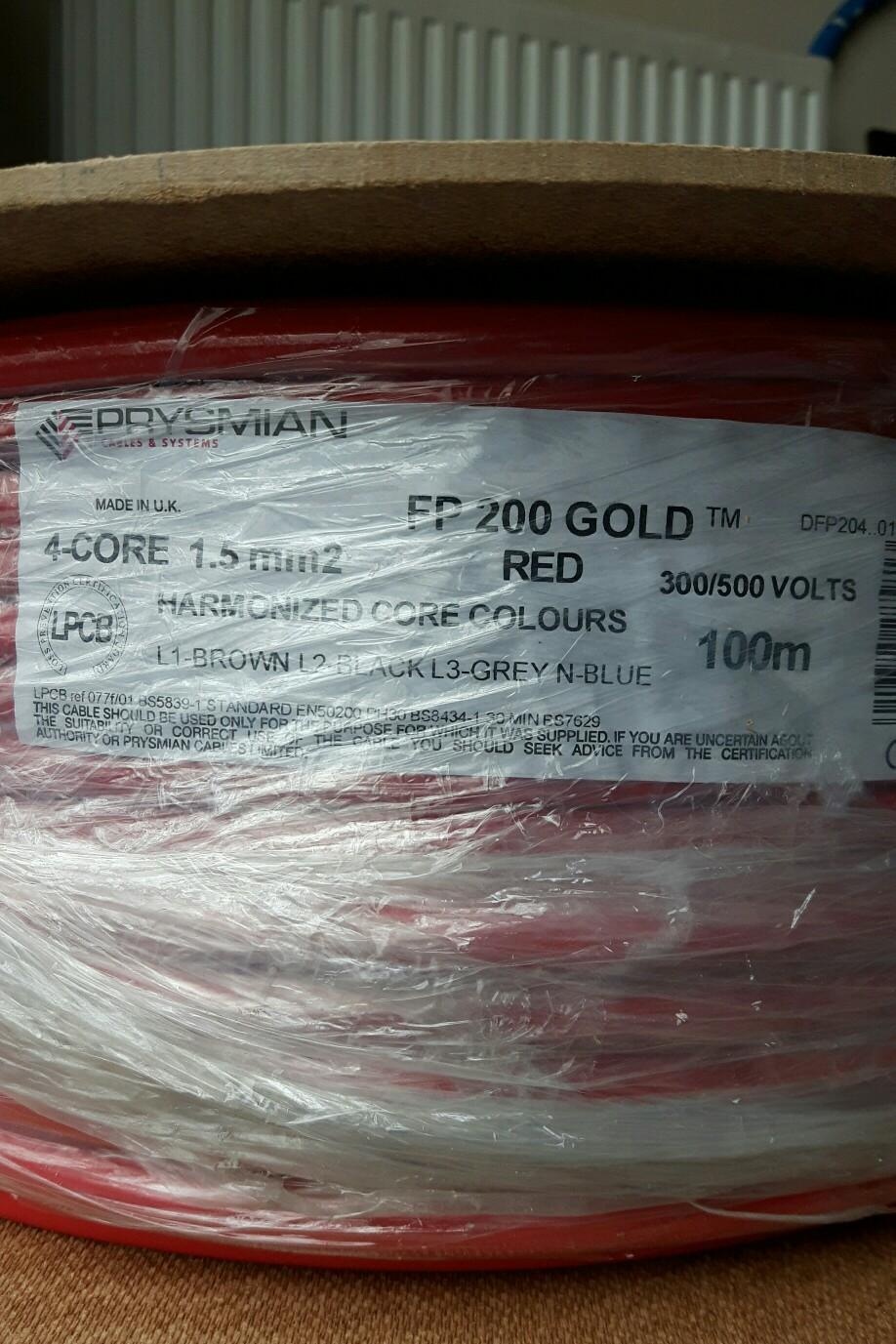 Prysmian Cable FP 200 Gold 1.5mm2 in HA2 Harrow für 50,00 £ zum Verkauf ...