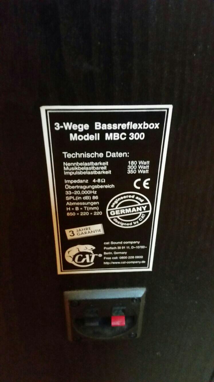 Lautsprecher CAT MBC300 in 88131 Lindau (Bodensee) für 30,00 € zum ...