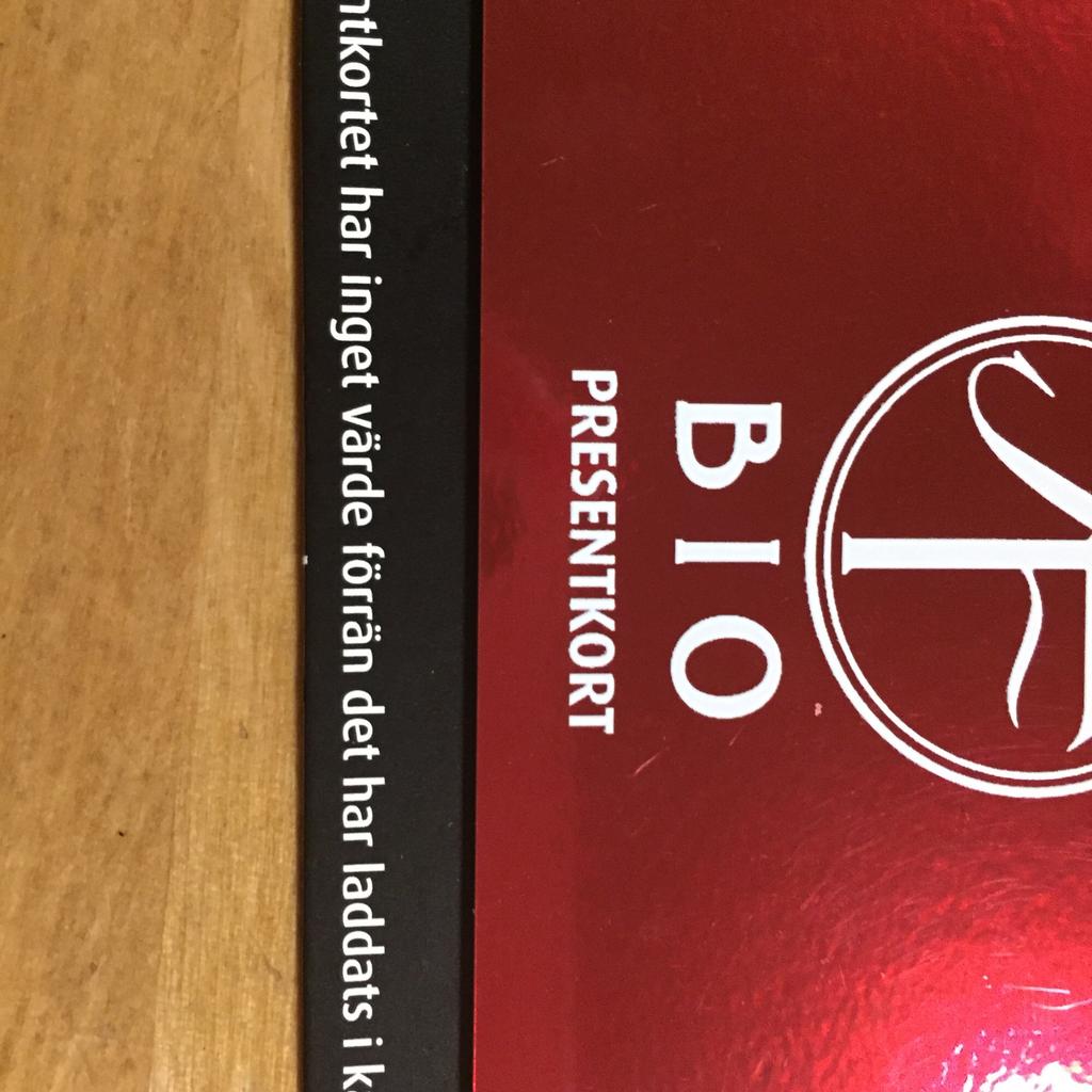 Bio kort in 26631 for SEK 100.00 for sale | Shpock