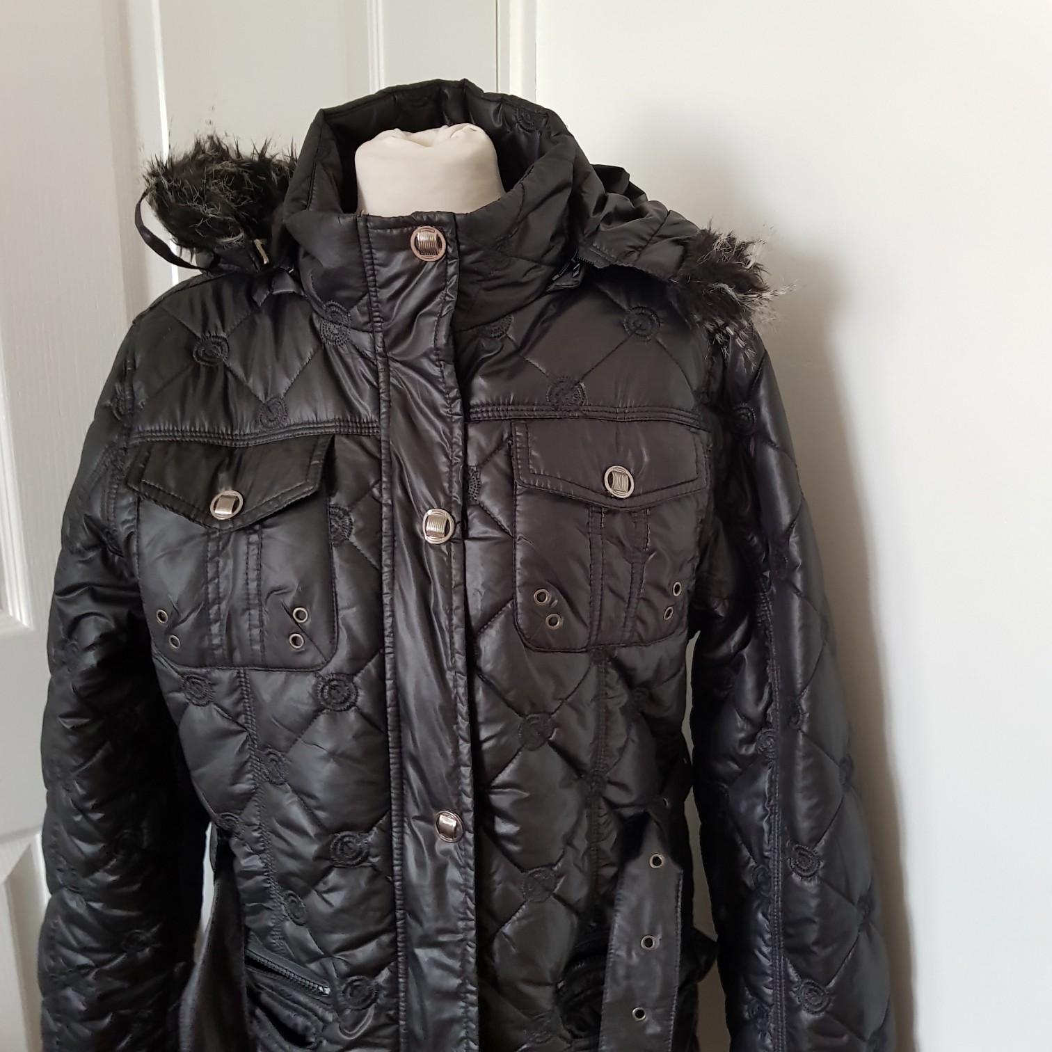 Women's black coat by jbc collection size 16 in PE25 Skegness für 12,00 ...