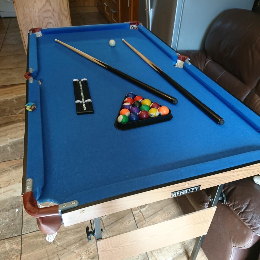 Charles Bentley 4Ft 6 Inch Blue Pool Table in NN3 Northampton für 45,00 ...