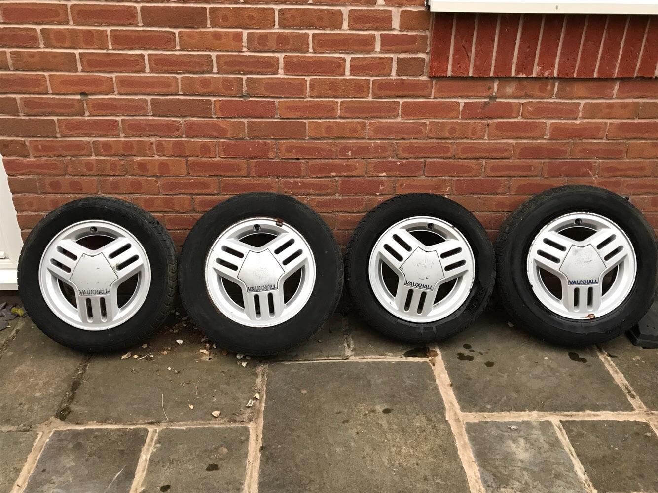 Vauxhall nova gsi sr gte alloy wheels alloys in CH4 Broughton for £120. ...