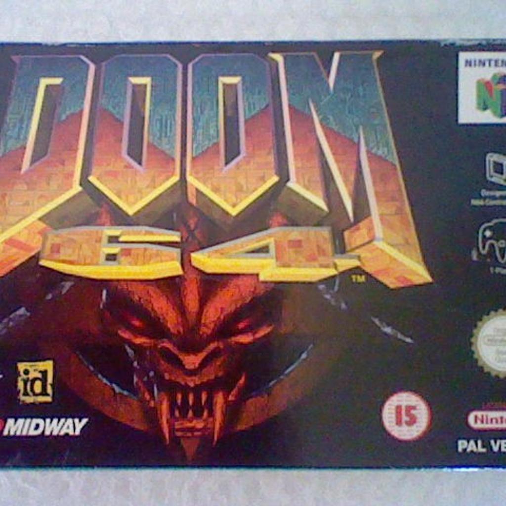 Nintendo gioco DOOM 64 videogame PAL N64 in 66034 Lanciano für 35,00 ... Nintendo gioco DOOM 64 videogame PAL N64 in 66034 Lanciano für 35,00 ...