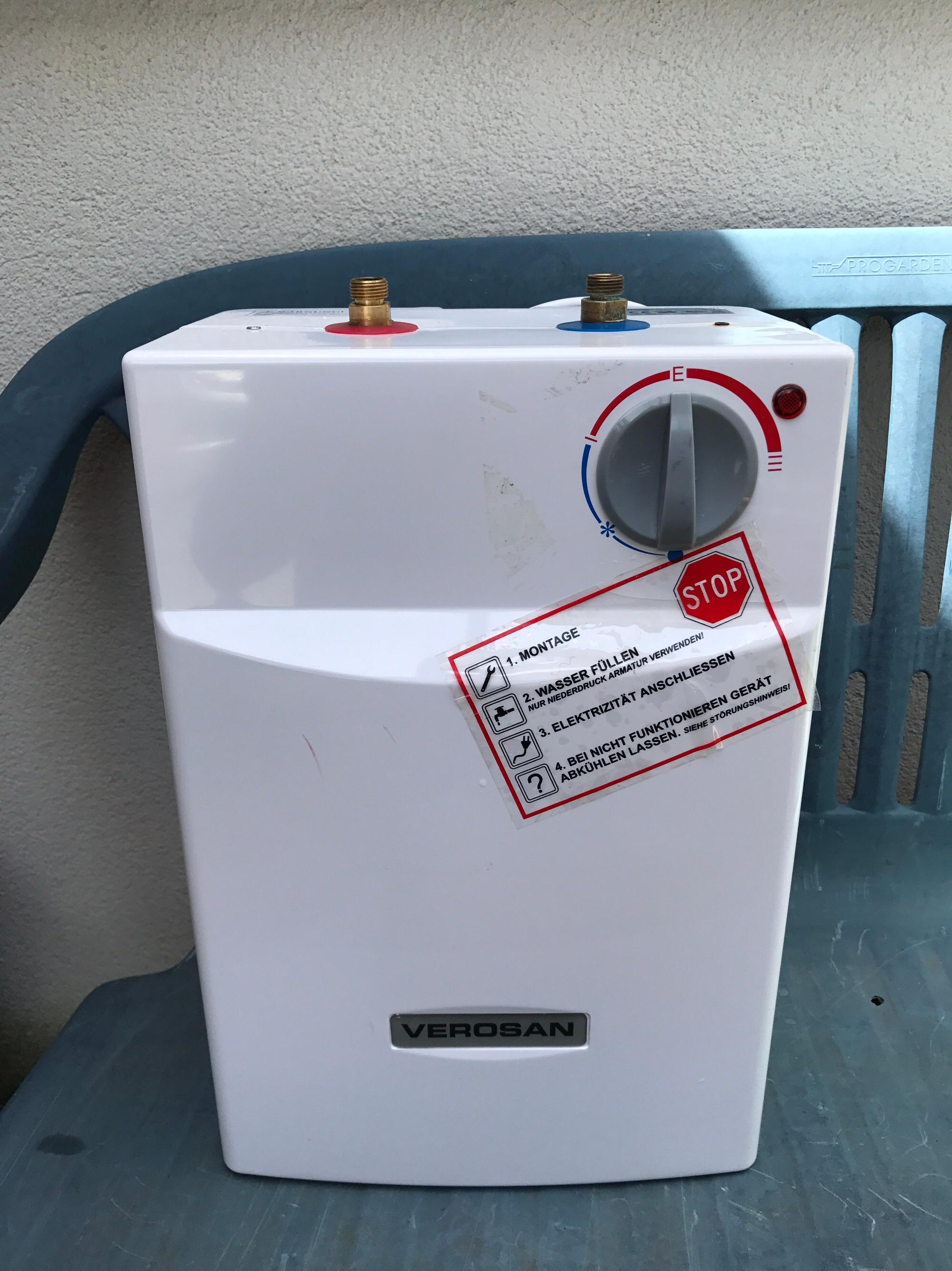 VEROSAN 5L Untertisch-speicher boiler in 6700 Bludenz für € 20,00 zum ...