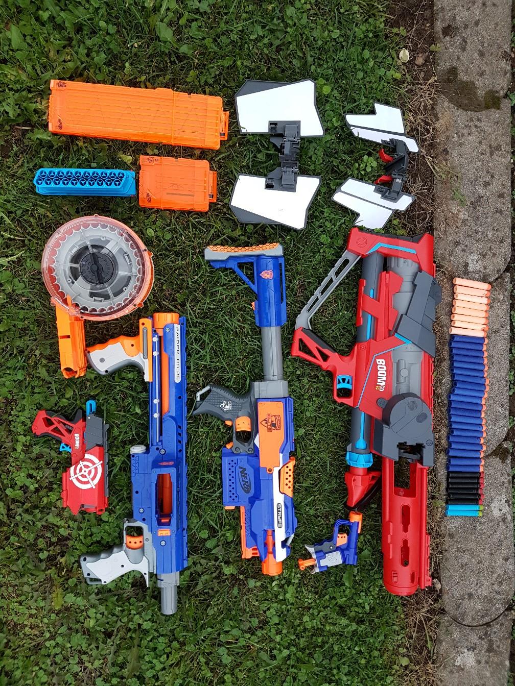 Nerf und Boom Co Guns in 89567 Sontheim an der Brenz für 100,00 € zum ...