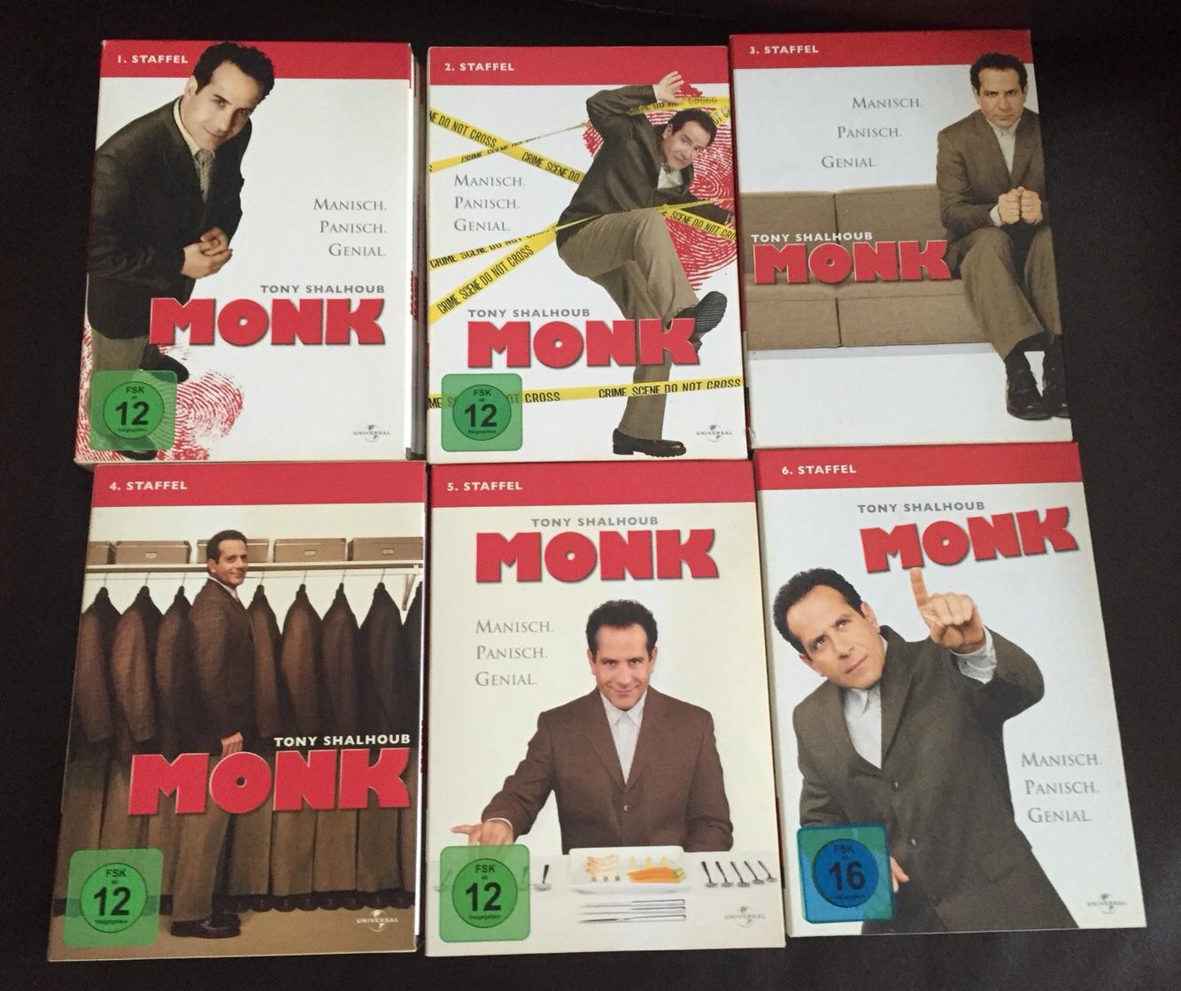 Monk DVD Box Set 1-6 in 44892 Bochum für € 30,00 zum Verkauf | Shpock AT
