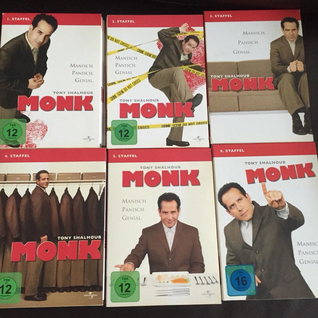 Monk DVD Box Set 1-6 in 44892 Bochum für € 30,00 zum Verkauf | Shpock AT