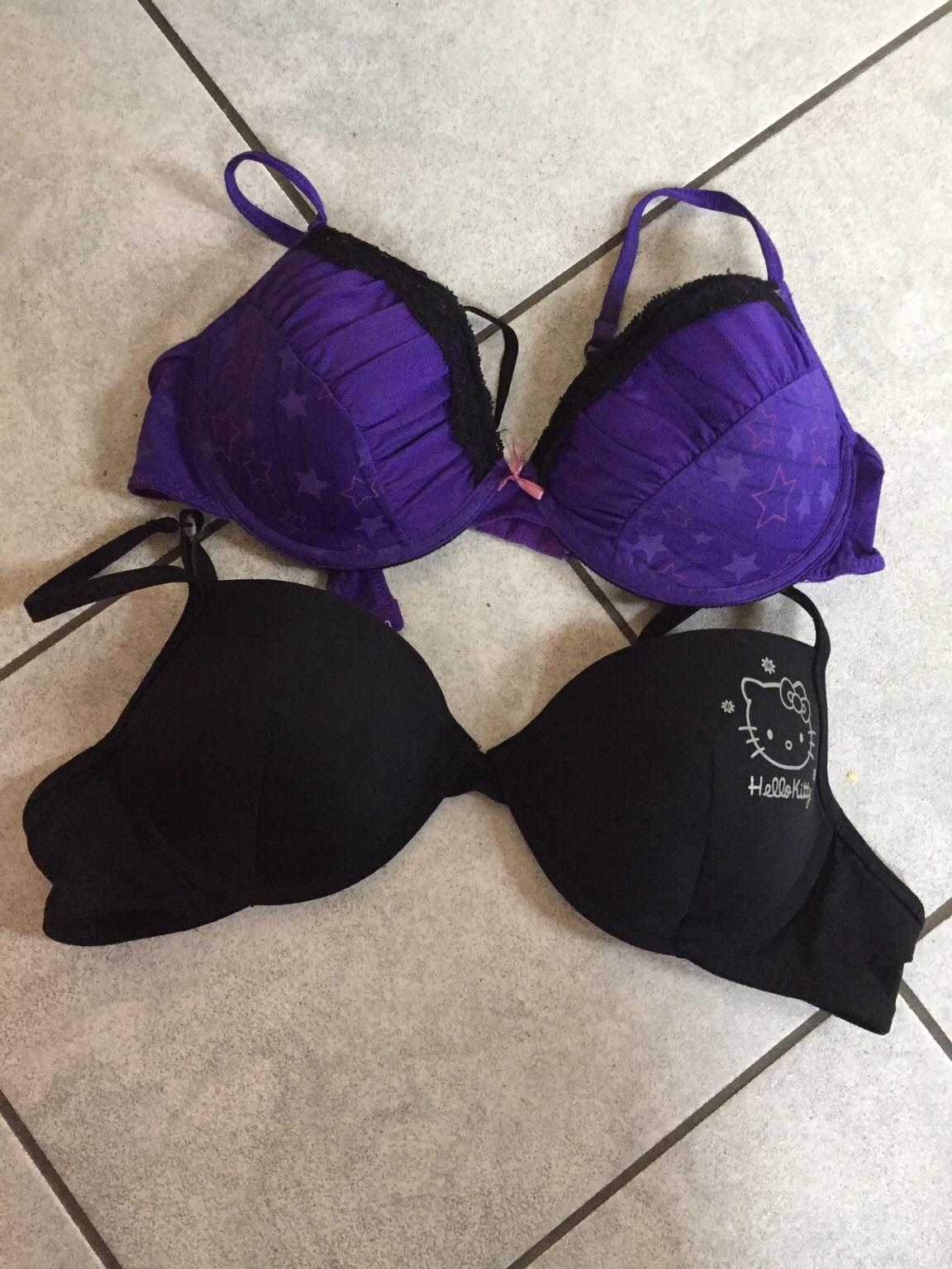2 BH's Gr. 75 B, einer davon von Hello Kitty in 68307 Mannheim für € 6 ...