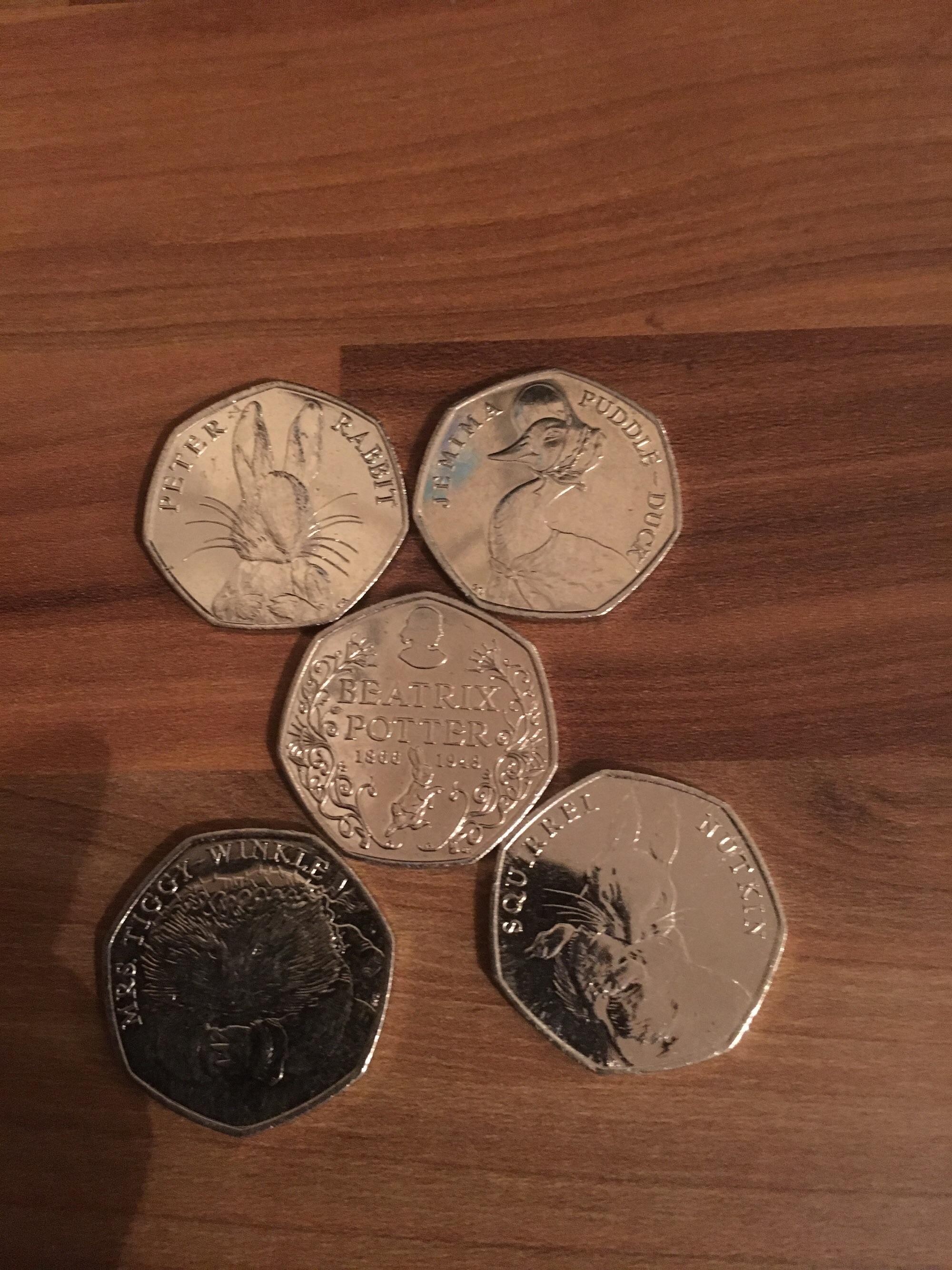 Full set of Beatrix Potter coins in CF44 Penywaun für £ 12,00 zum ...