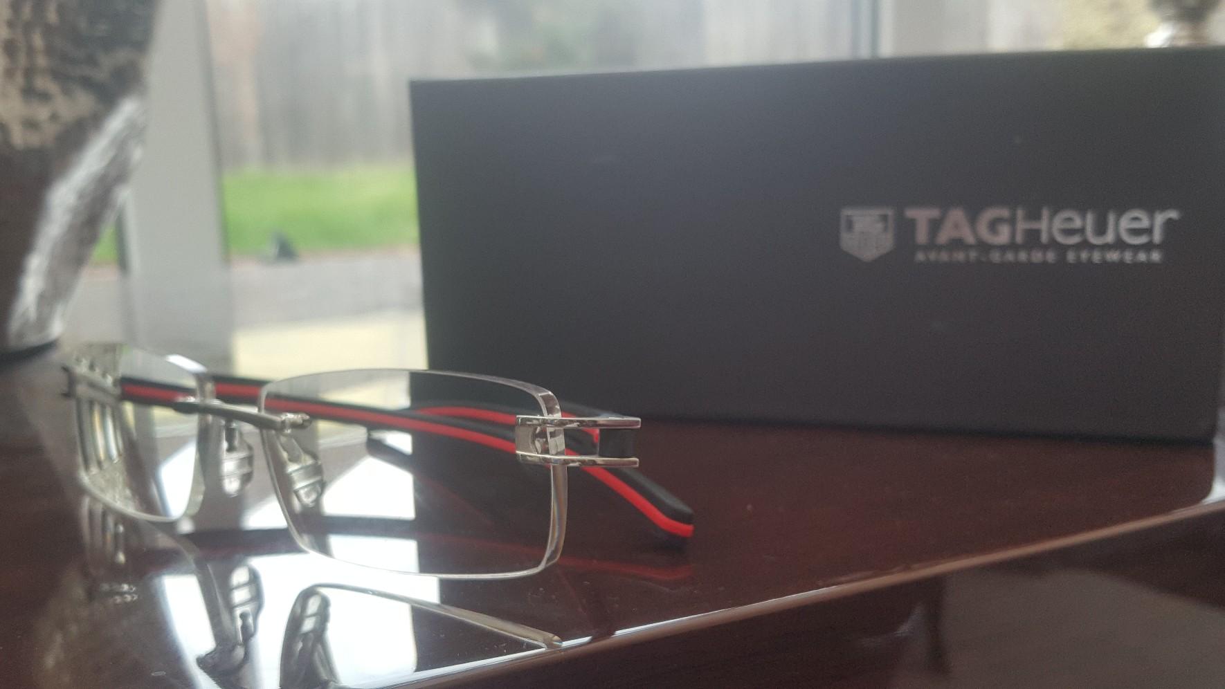 Tag Heuer Reflex Fold Rimless Glasses in SS9-Sea for £170.00 for sale ...