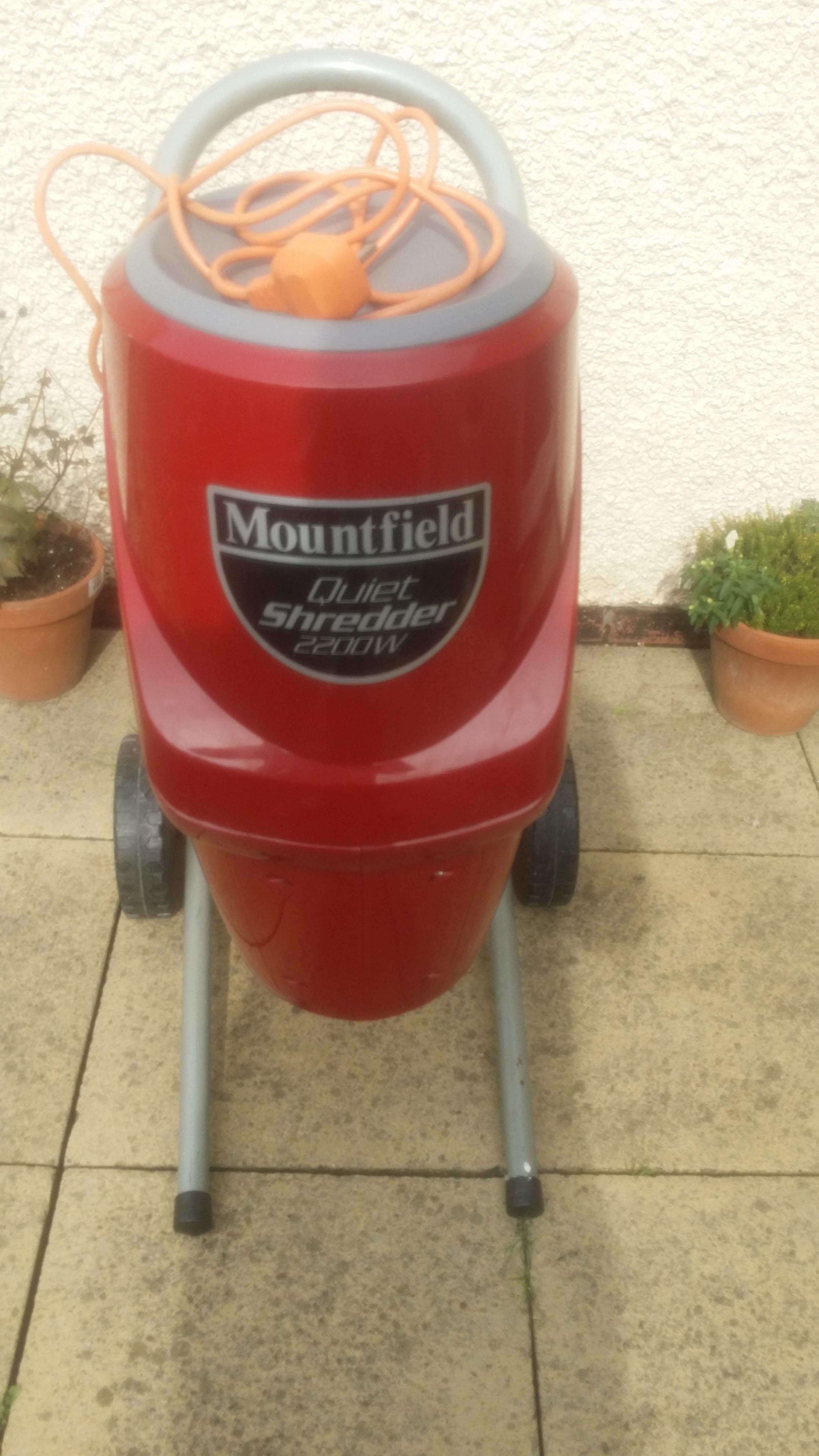 Mountfield Quiet Garden Shredder 2200w in CV11 Nuneaton and Bedworth ...