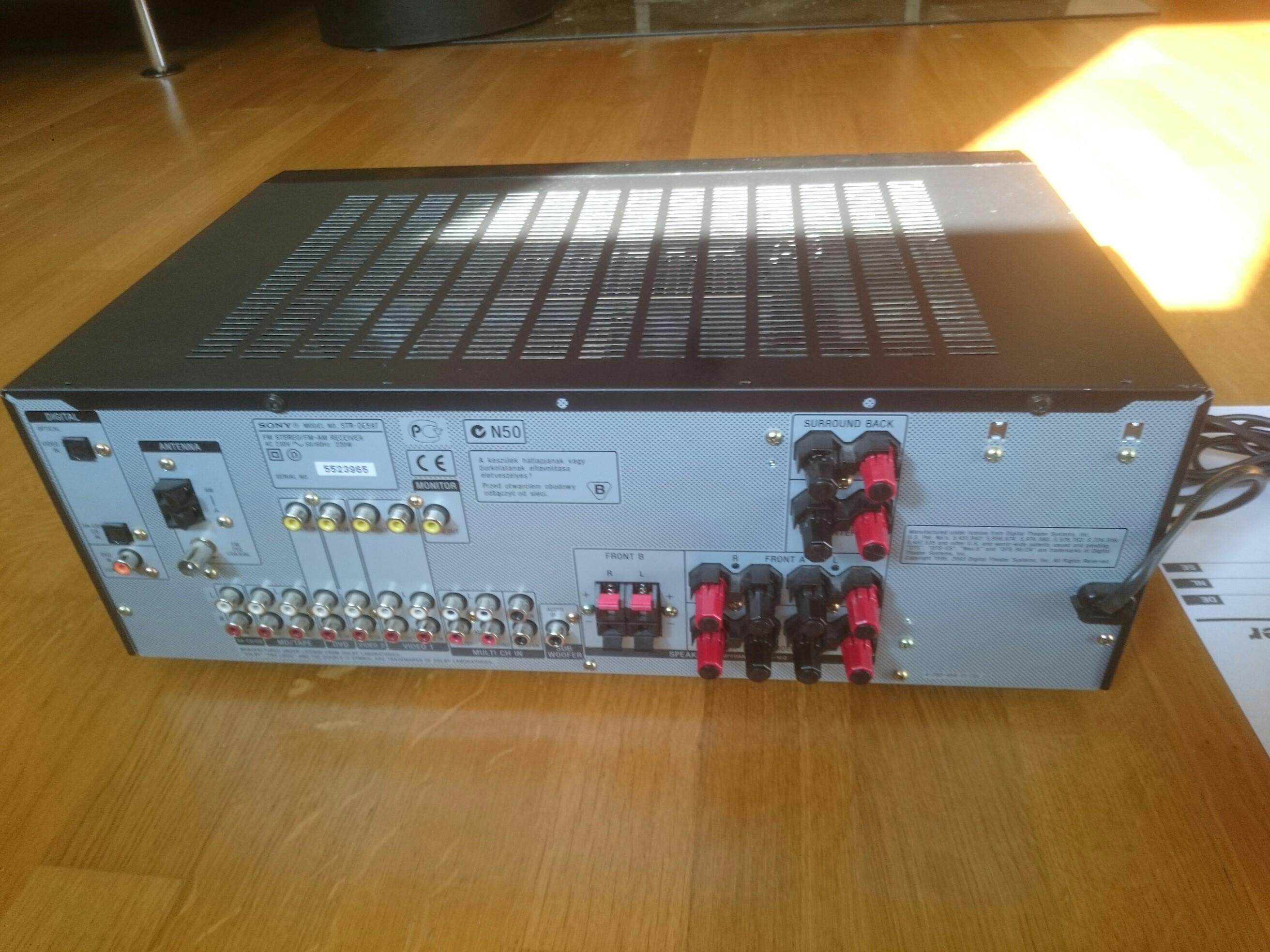 Sony STR-DE597 Dolby DTS 6.1 AV Receiver in 83026 Rosenheim für 100,00 ...