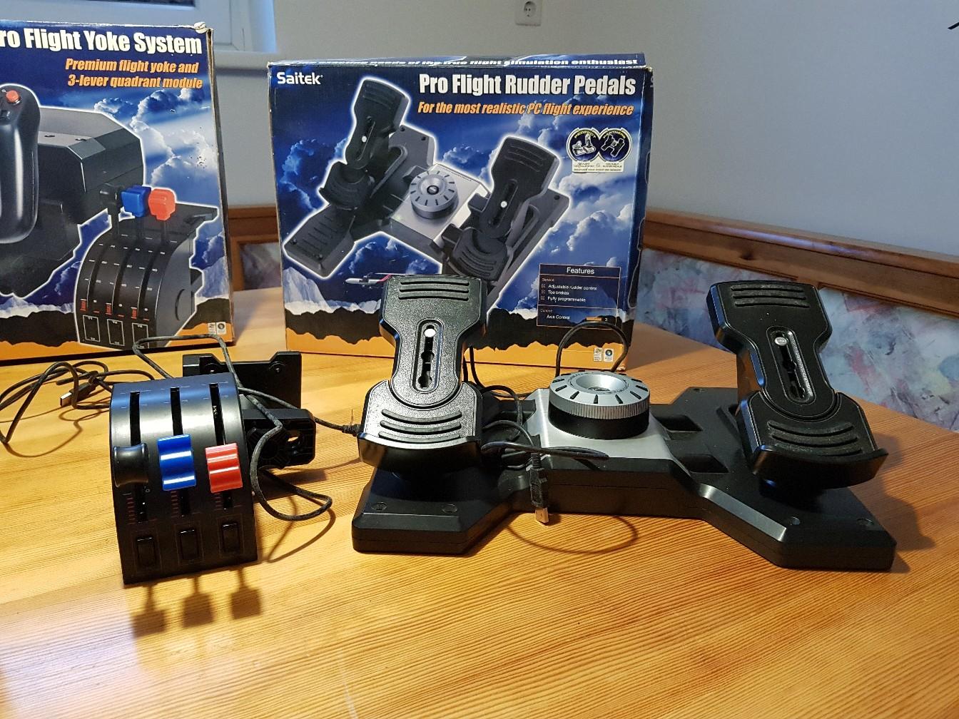 Saitek Pro Flight Yoke System in 1300 Schwechat für 200,00 € zum ...