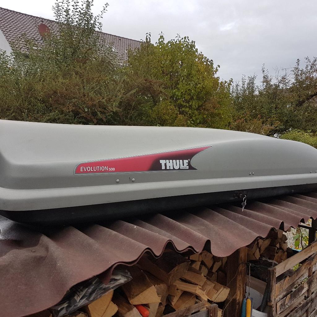 Dachbox Thule Evolution 500+Dachgepäckträger in 86420 Diedorf für 180 ...