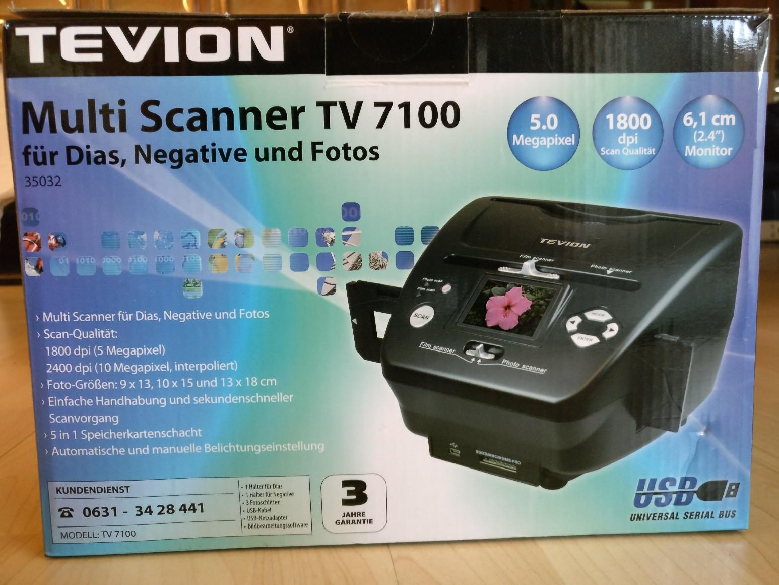 TEVION Multi Scanner TV 7100 (Diascanner) in 89257 Illertissen für 39 ...