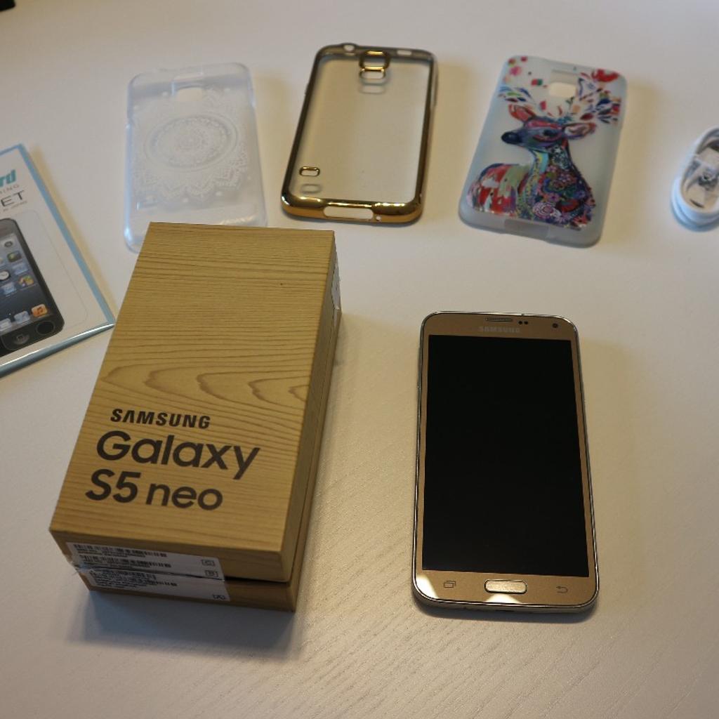 Samsung Galaxy S5 Neo Gold ohne Kratzer!! in 6070 Ampass für € 170,00 ...