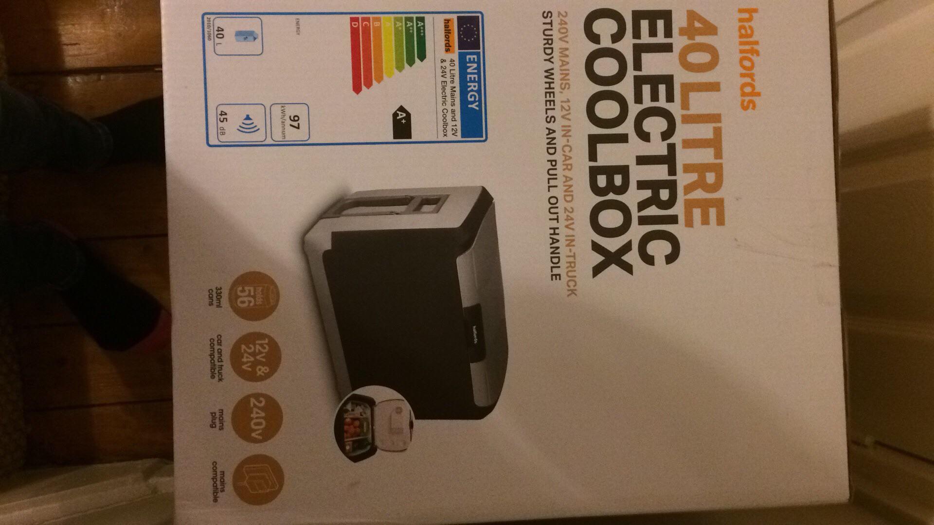 Halfords electric 40 litre cool box in S6 Sheffield for £45.00 for sale ...