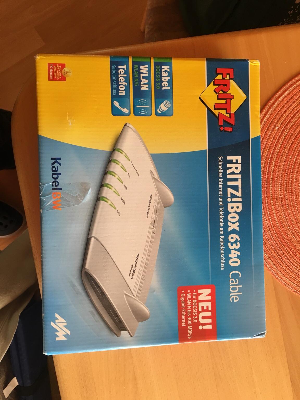 Fritz!Box 6340 Cable in 66871 Theisbergstegen for €30.00 for sale | Shpock