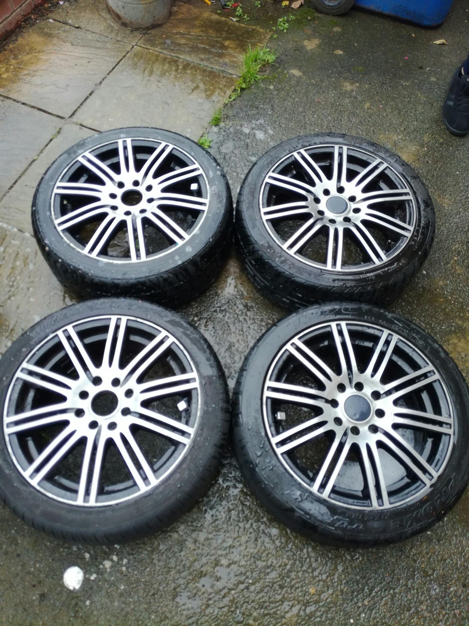 Enzo alloy wheels 15s 4x100 4x108 multistud in S40 Chesterfield for £ ...
