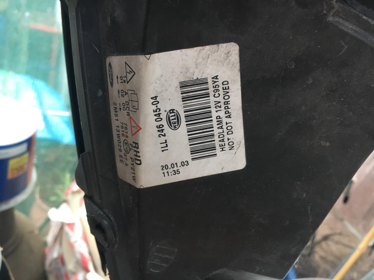 FOCUS ST170 XENON Headlights 10K bulbs in RM8 Dagenham for £100.00 for ...