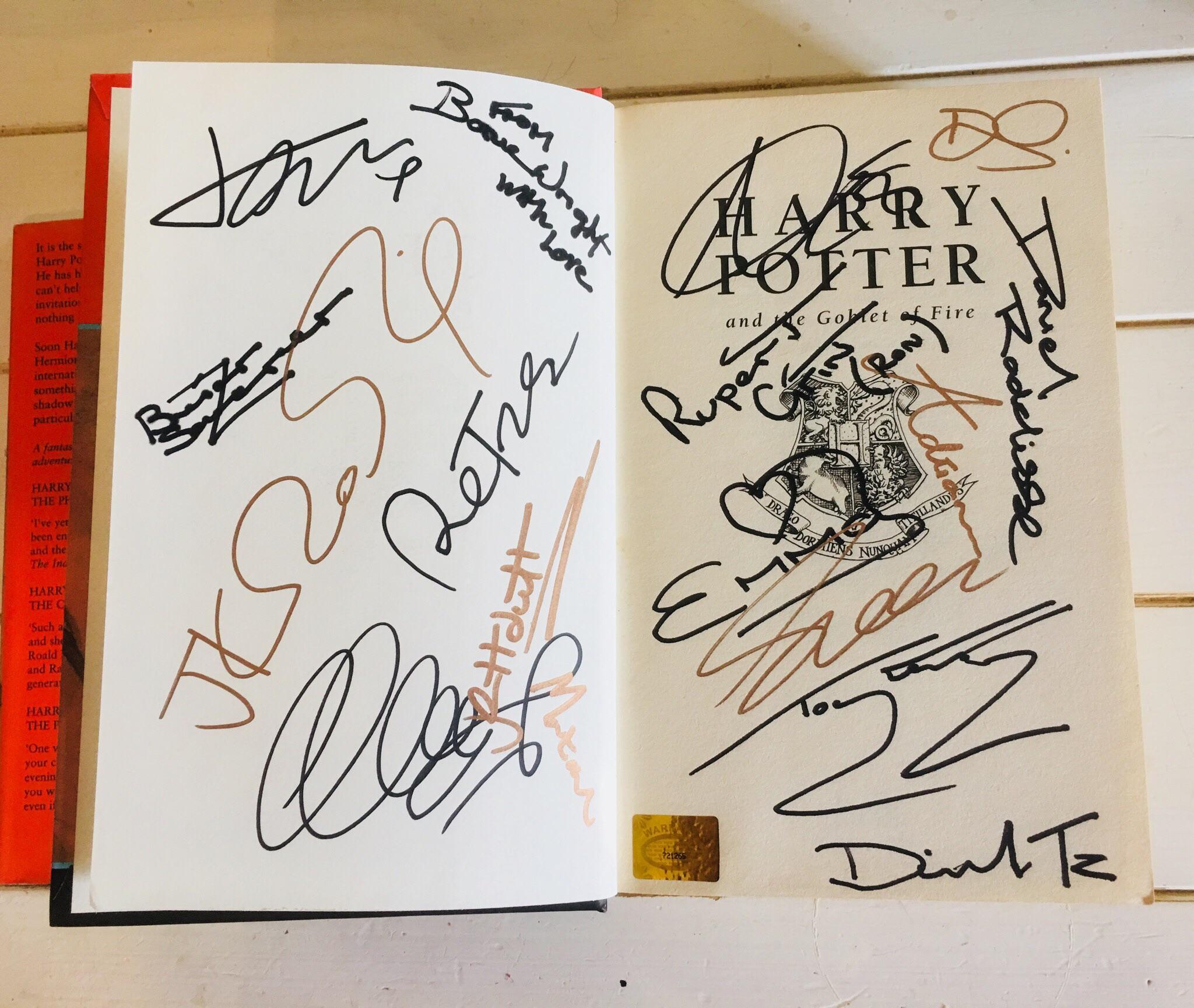 Harry Potter Book Signed Jk Rowling And Cast in LS26 Rothwell for £400. ...
