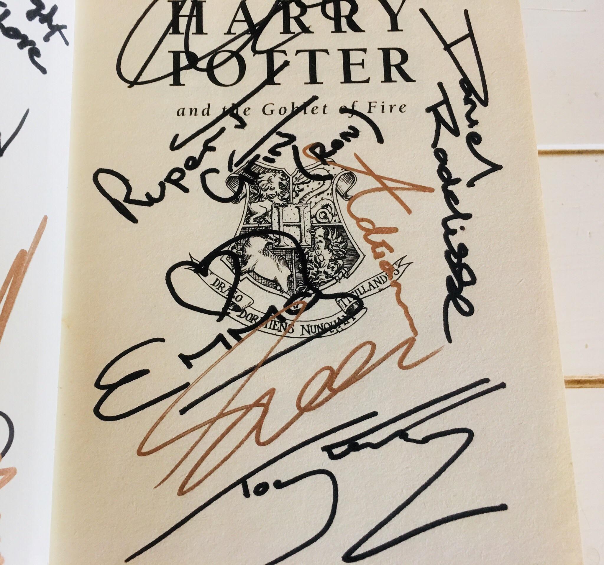Harry Potter Book Signed Jk Rowling And Cast in LS26 Rothwell for £400. ...