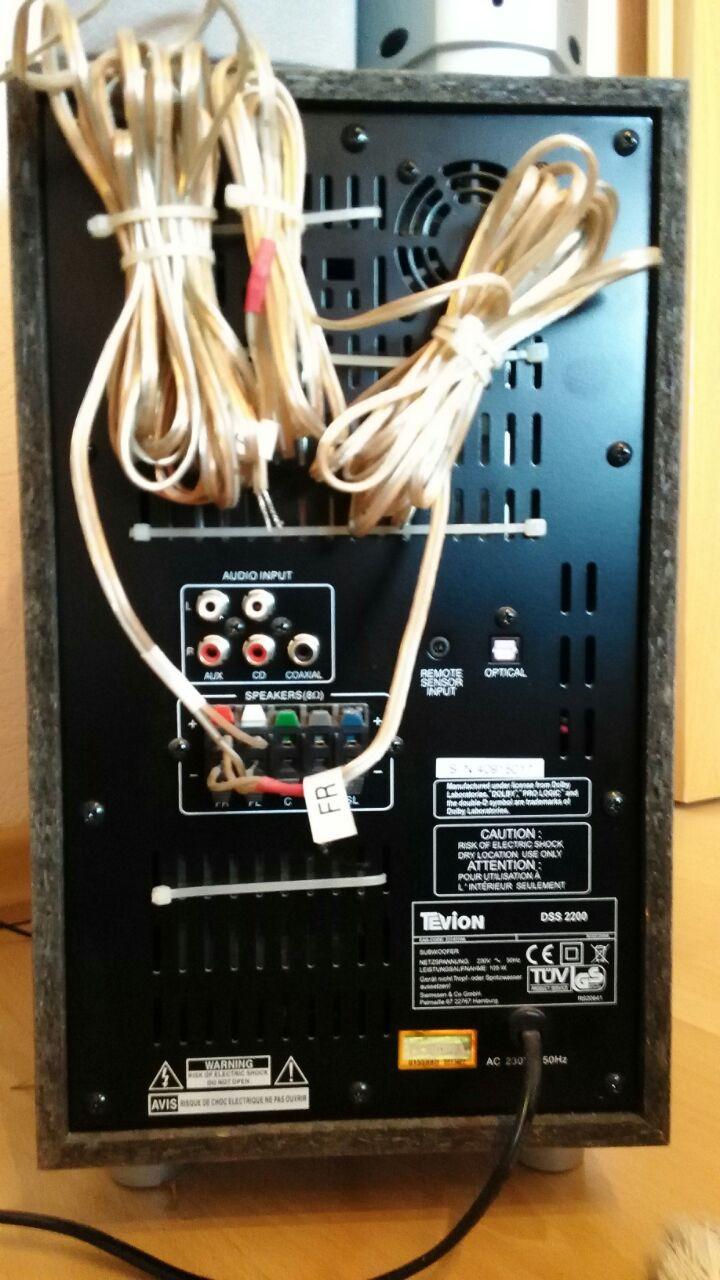 Tevion Dolby Surround Anlage DSS 2200 in 77743 Neuried für 50,00 € zum ...
