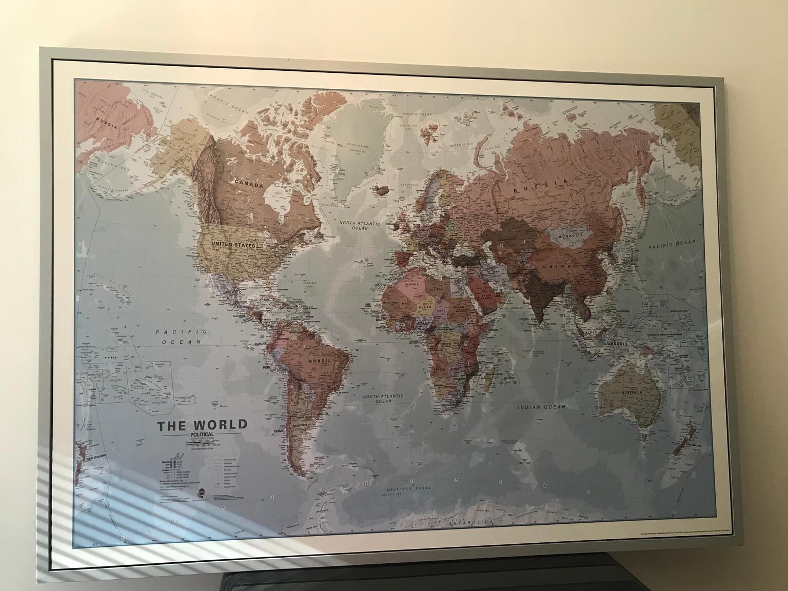Amazing large framed map picture in CR3 Whyteleafe für 40,00 £ zum ...