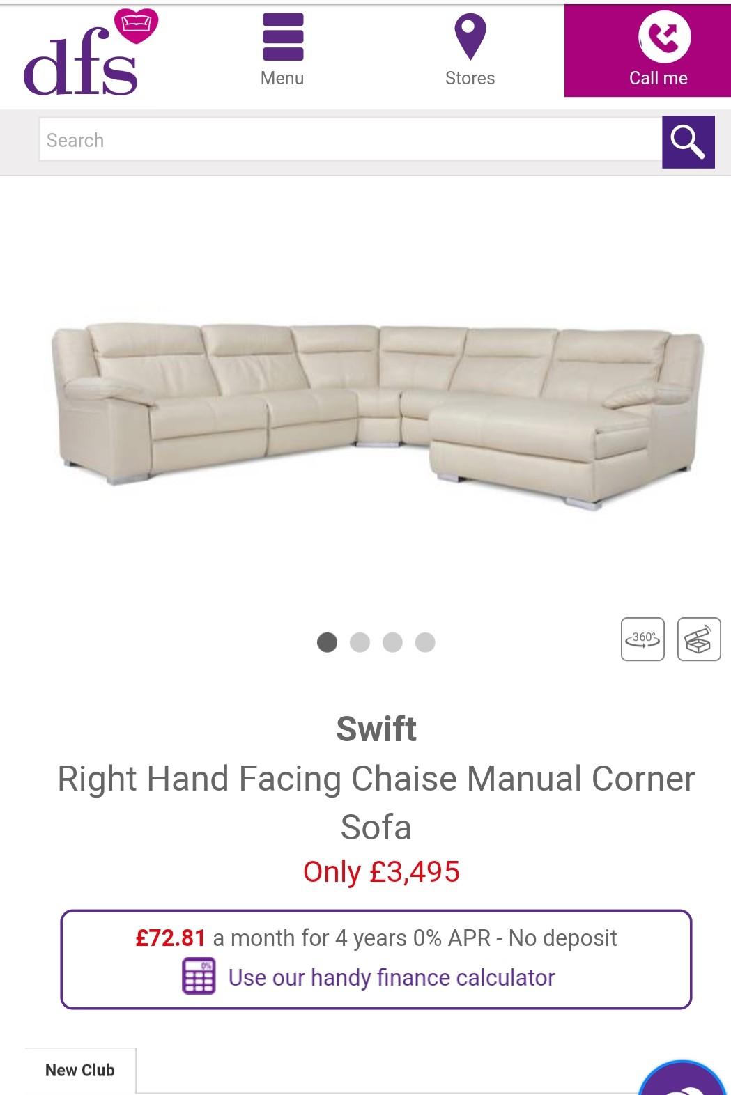 Dfs electric recliner corner leather sofa in W2 London für 500,00 £ zum ...