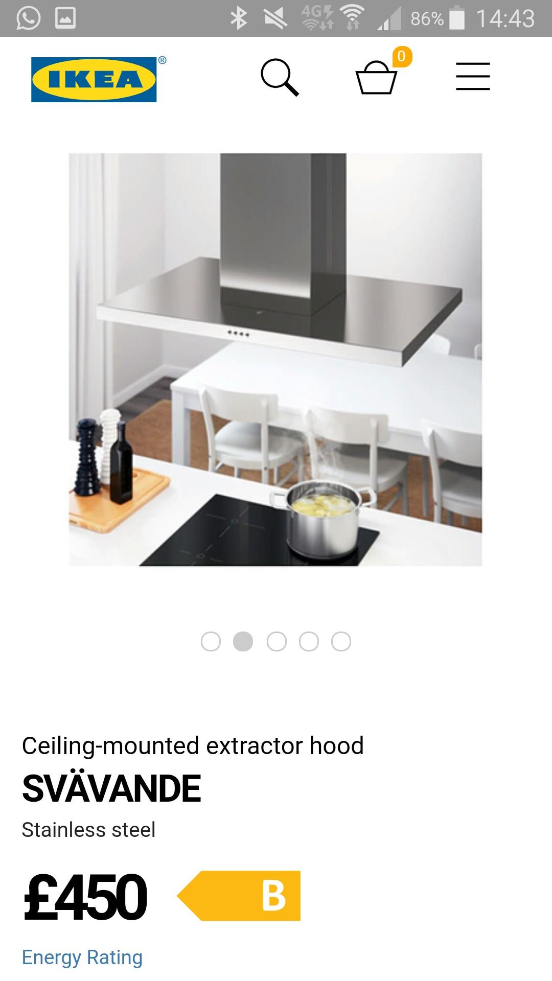 Ceiling mounted Kitchen/Cooker extractor in SN2 Swindon für £ 100,00 ...