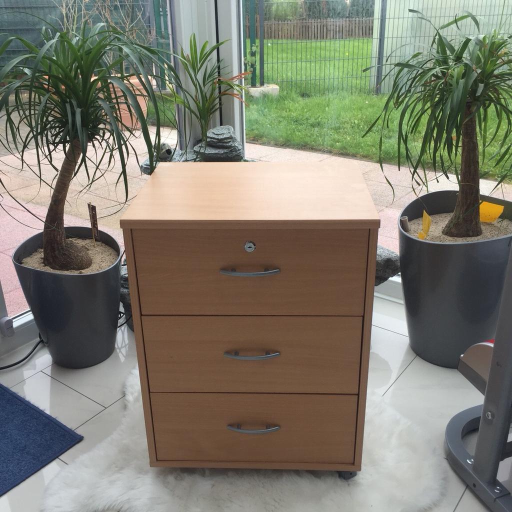 Rollcontainer fürs Büro in Buche Optik in 52379 Jüngersdorf für 15,00 ...