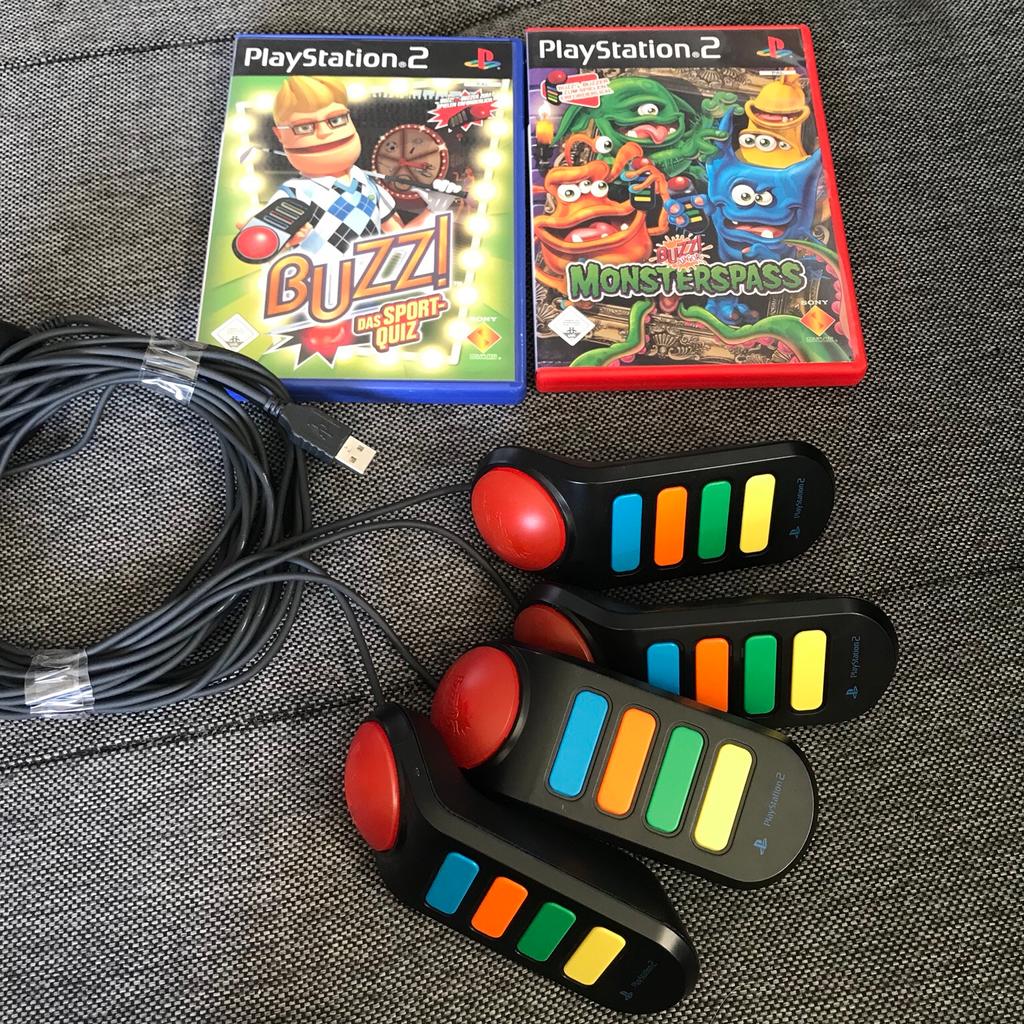 Buzz Controller inkl. Spiele für PS2 in 91413 Neustadt an der Aisch für ...