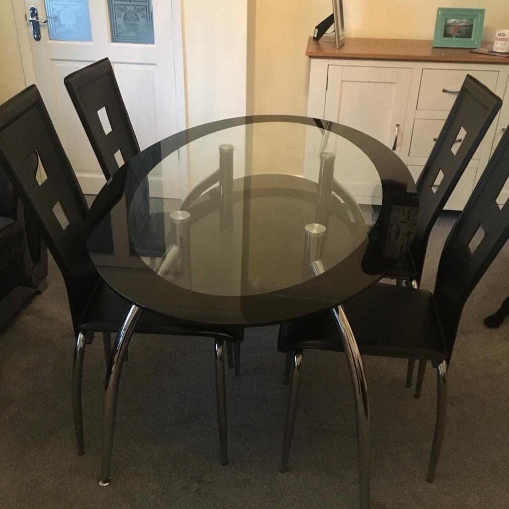 Large glass dining table and chairs in NG11 Clifton for £55.00 for sale ...
