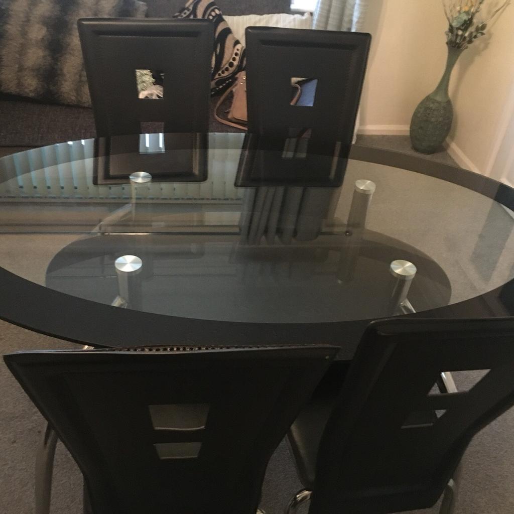 Large glass dining table and chairs in NG11 Clifton for £55.00 for sale ...