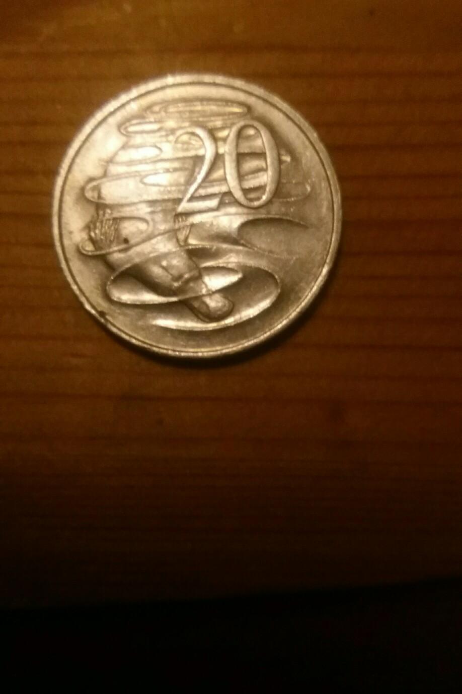 20 Cent Fr n Australia In 777 33 Smedjebacken For SEK 8 00 For Sale